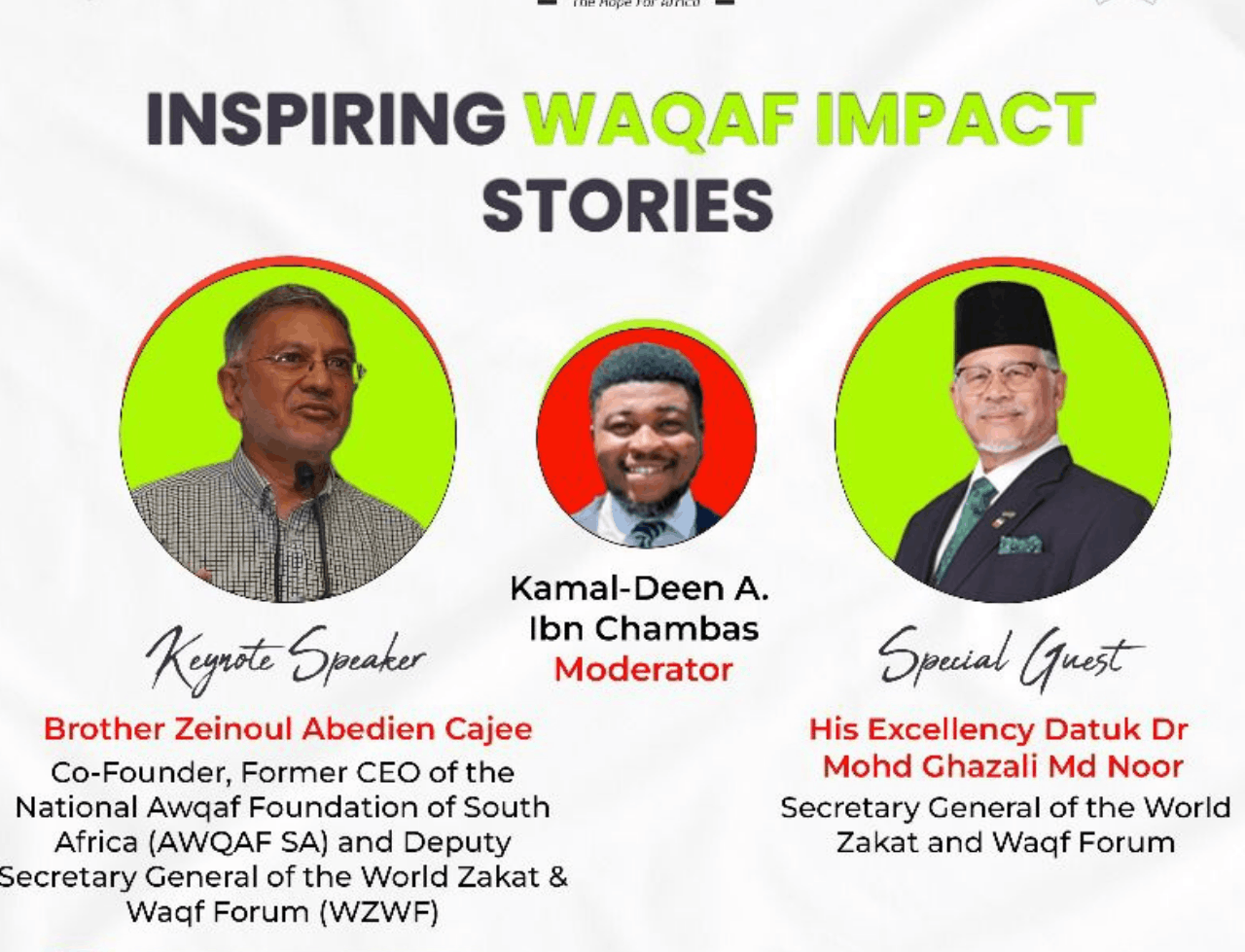 Don’t Miss “Inspiring Waqaf Impact Stories” Webinar - iWAQF